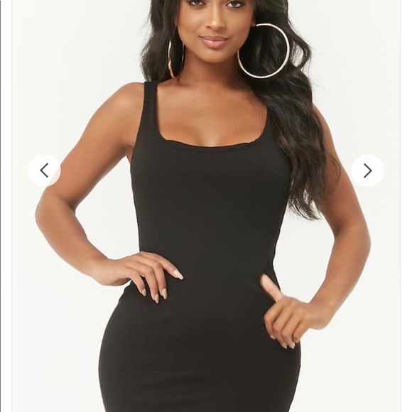 Dresses | Bodycon Black Form Fitting Stretchy Dress | Poshmark
